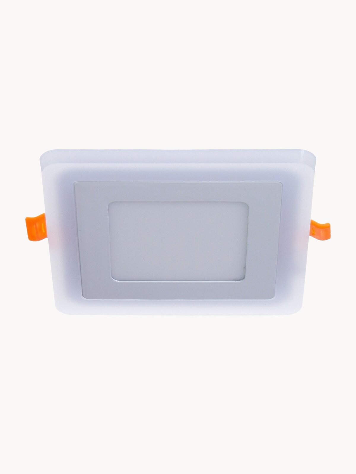 Светильник встраиваемый Gauss Backlight BL122 квадратный 6 и 3 Вт свет тёплый белый