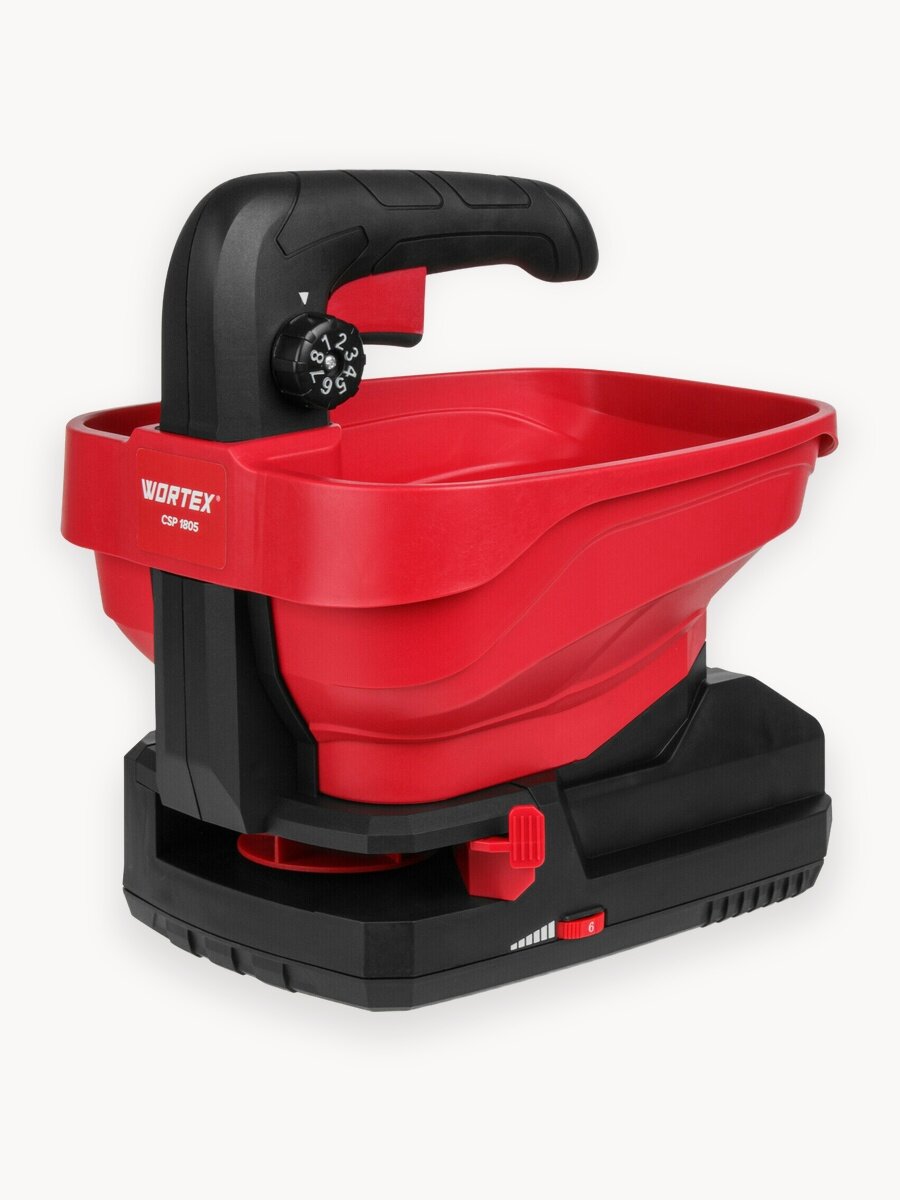 Разбрасыватель сеялка аккумуляторный WORTEX CSP 1805 ALL1 SOLO без АКБ и ЗУ 1334494 для удобрений