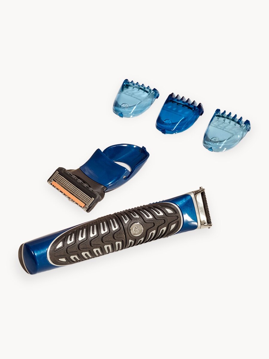 Триммер Gillette Fusion Styler, для бороды, 4в1, 3 насадки, AA