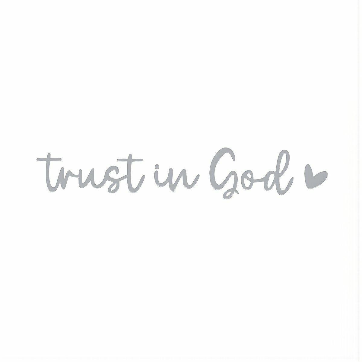 Наклейка размером 10 на 1.7 см с надписью trust in God для установки на зеркала внутри автомобиля декоративный аксессуар для интерьера