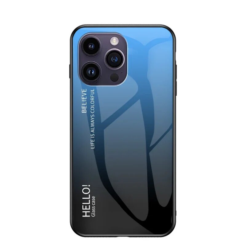 Градиентный чехол из закаленного стекла для Apple iPhone 17E, Air 16E, 16 07, For iPhone 17 Pro