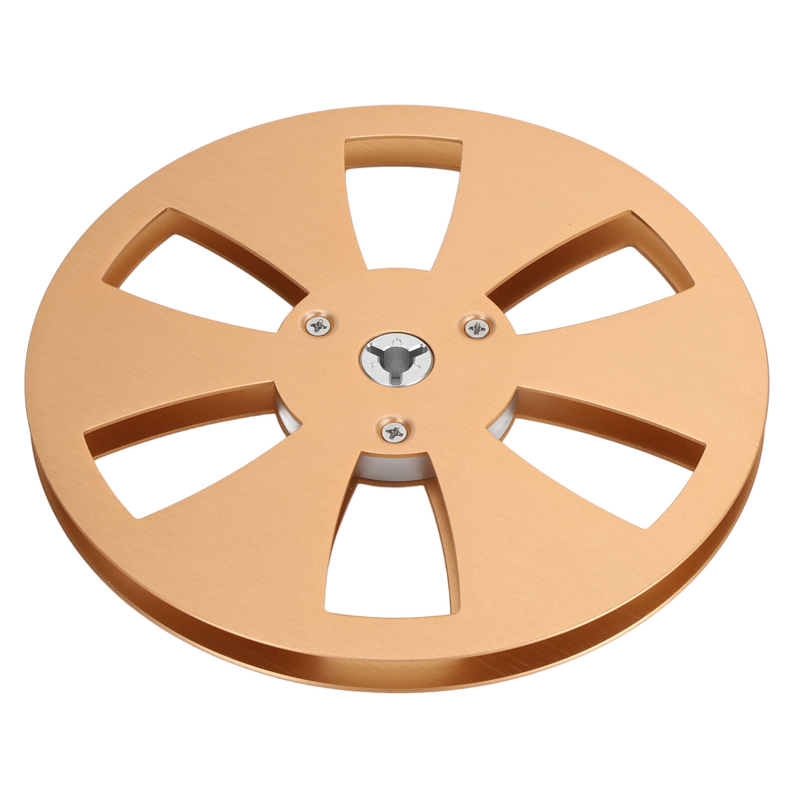 1/4 7 -дюймовый пустой катушка с помощью 6 -отверстия алюминиевый сплав универсальный разомкнутая катушка.