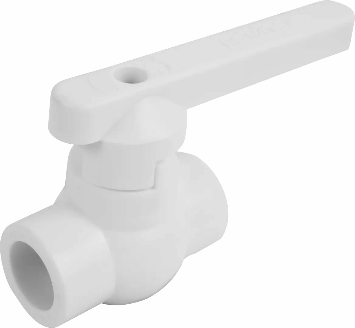 Кран шаровой 20 мм стандартный проход полипропилен