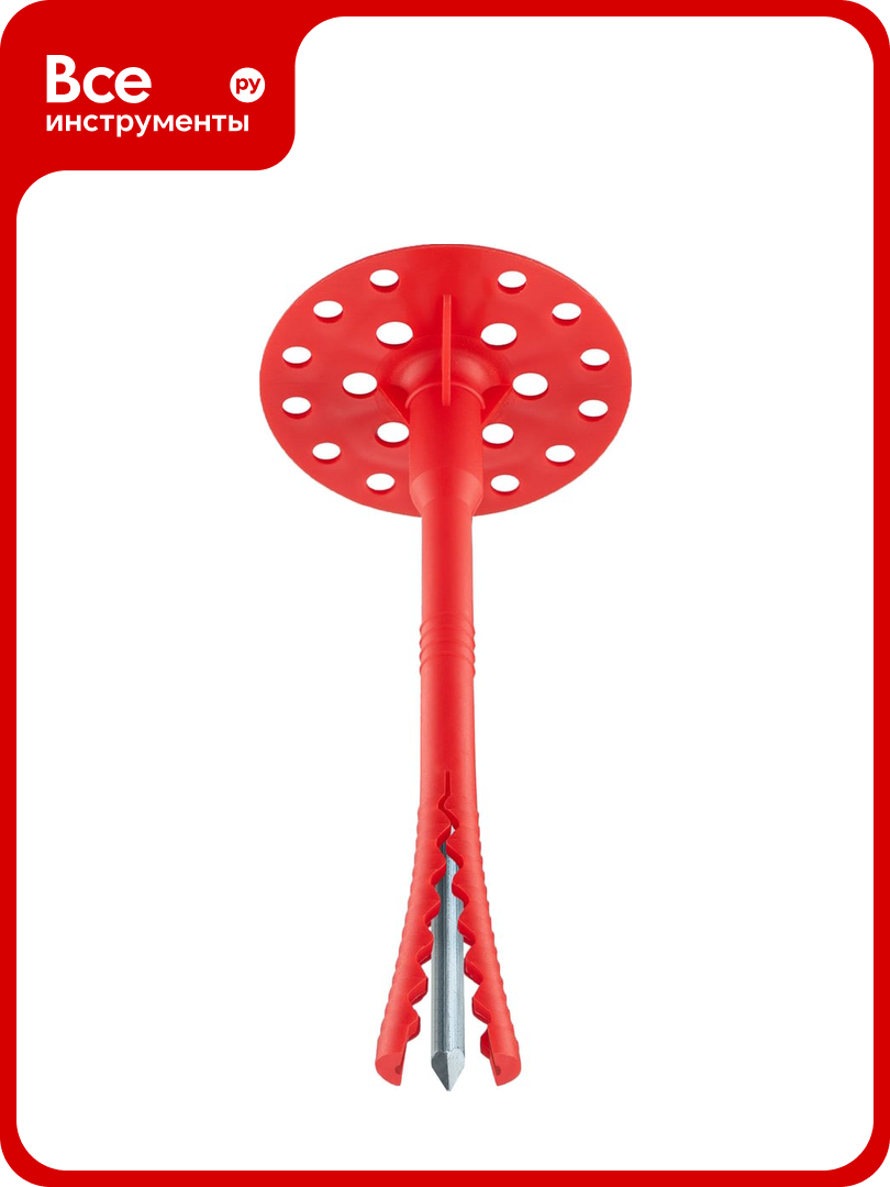 Дюбель с термоголовкой для теплоизоляции Tech-Krep PRO 8x150 мм, IZL-T L, 500 шт. накл, Область применения