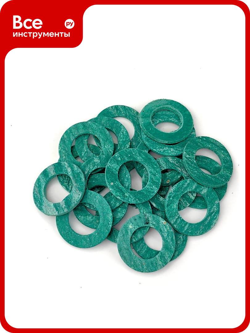 Прокладка безасбестовый паронит HG 3/4" (14x24x2 мм), 20 шт 1648888