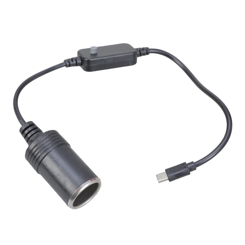 Кабель USB C от 5 В до 20 В к Разъему автомобильного Зарядного устройства для видеорегистратора и светодиодных ламп