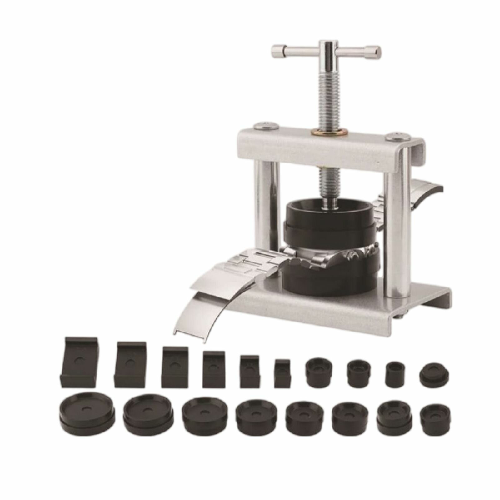 Универсальный металлический пресс для задних крышек часов