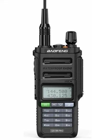 Рация Baofeng UV-9R Pro с антенной Nagoya NA-771 (39см), Цвет Чёрный (Рация Baofeng UV-9R Plus Pro) / новинка 2022