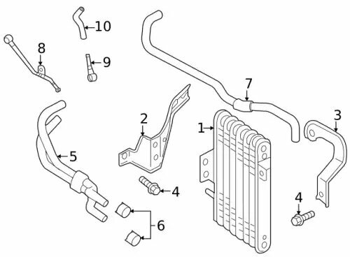 Трубка системы смазки Mitsubishi Outlander 2.4i 12>