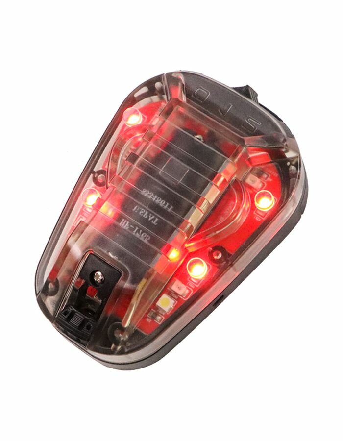 Фонарь-маячок для выживания на шлеме, проблесковый маячок на шлеме с волшебной лентой D