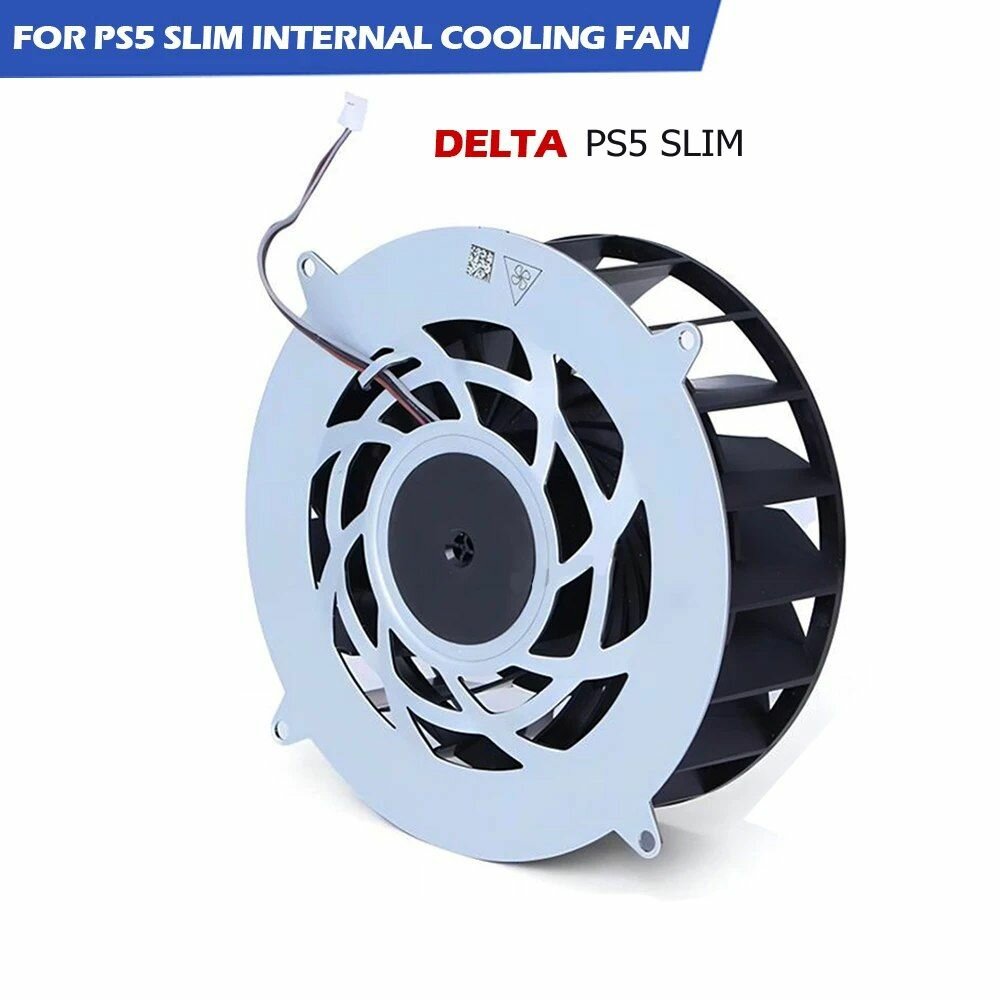 Охлаждающий Вентилятор, кулер для приставки Sony Playstation 5 PS5 SLIM Delta 19 лопастей