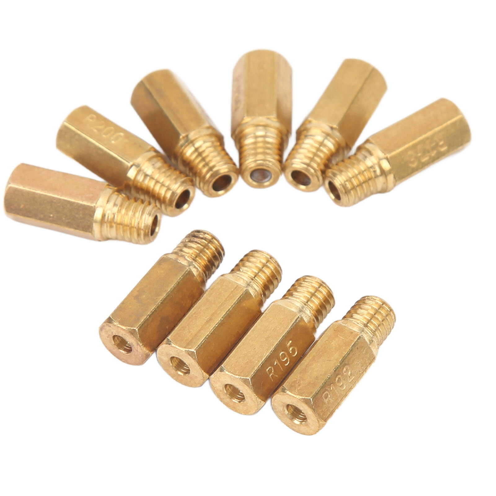 10 шт. главные жиклеры карбюратора металлические 5 мм x 0,8 резьба сменная главная форсунка для Keihin PWK PE OKO KOSO