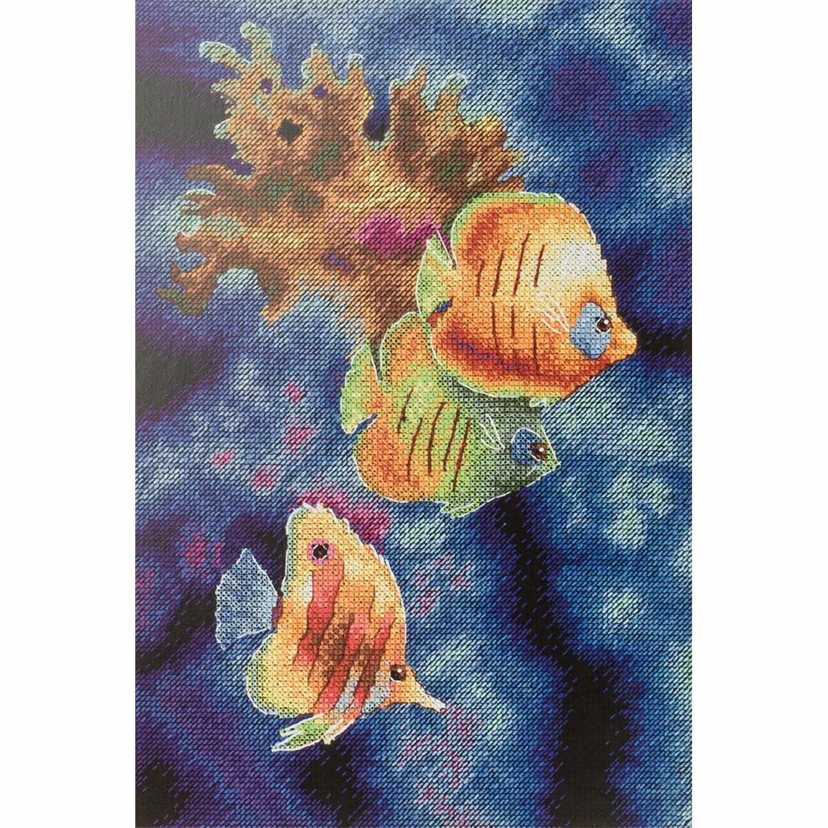 НВ-888 Набор для вышивания 'Жители кораллового рифа' 25*18 см, МП Студия