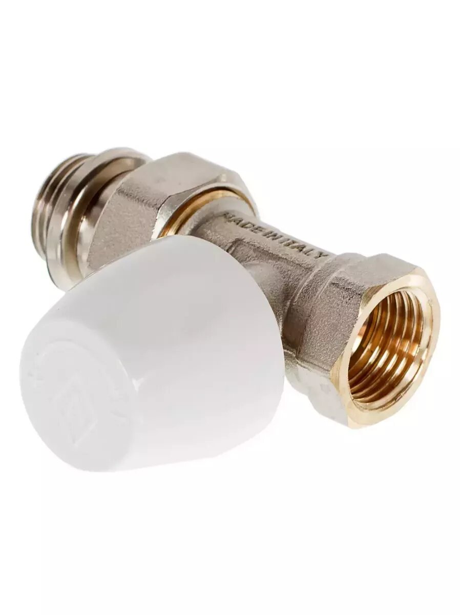 Вентиль регулирующий для радиатора прямой 1/2" латунь