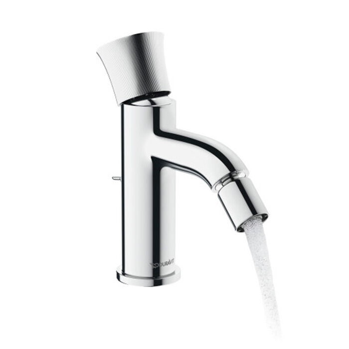 Duravit white tulip смеситель для биде, на 1 отв. с донным клапаном цвет: хром wt2400001010