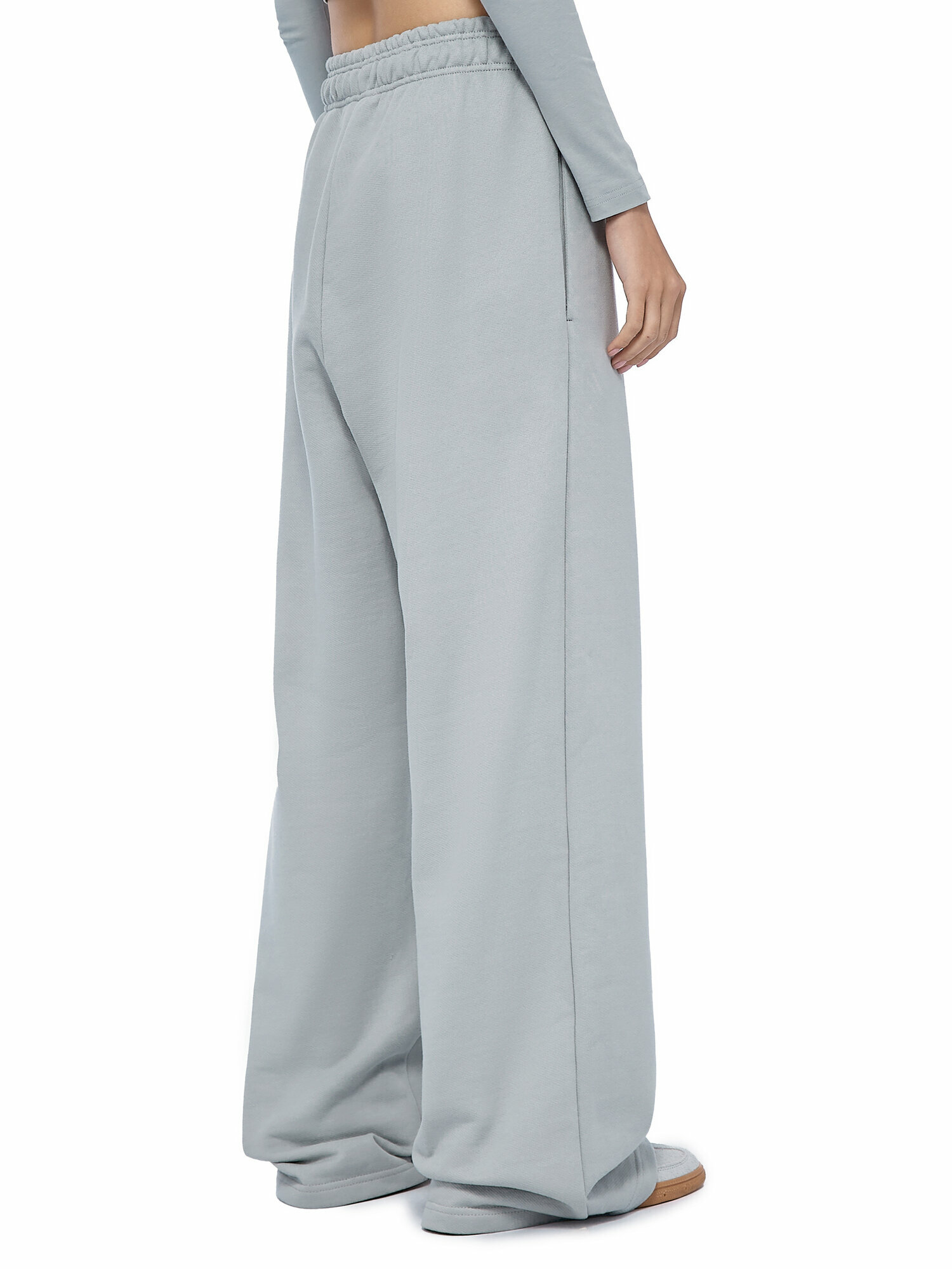 Брюки багги UNAVAILABLE Baggy Sweatpants Base Logo, размер XL, серый — фото 1