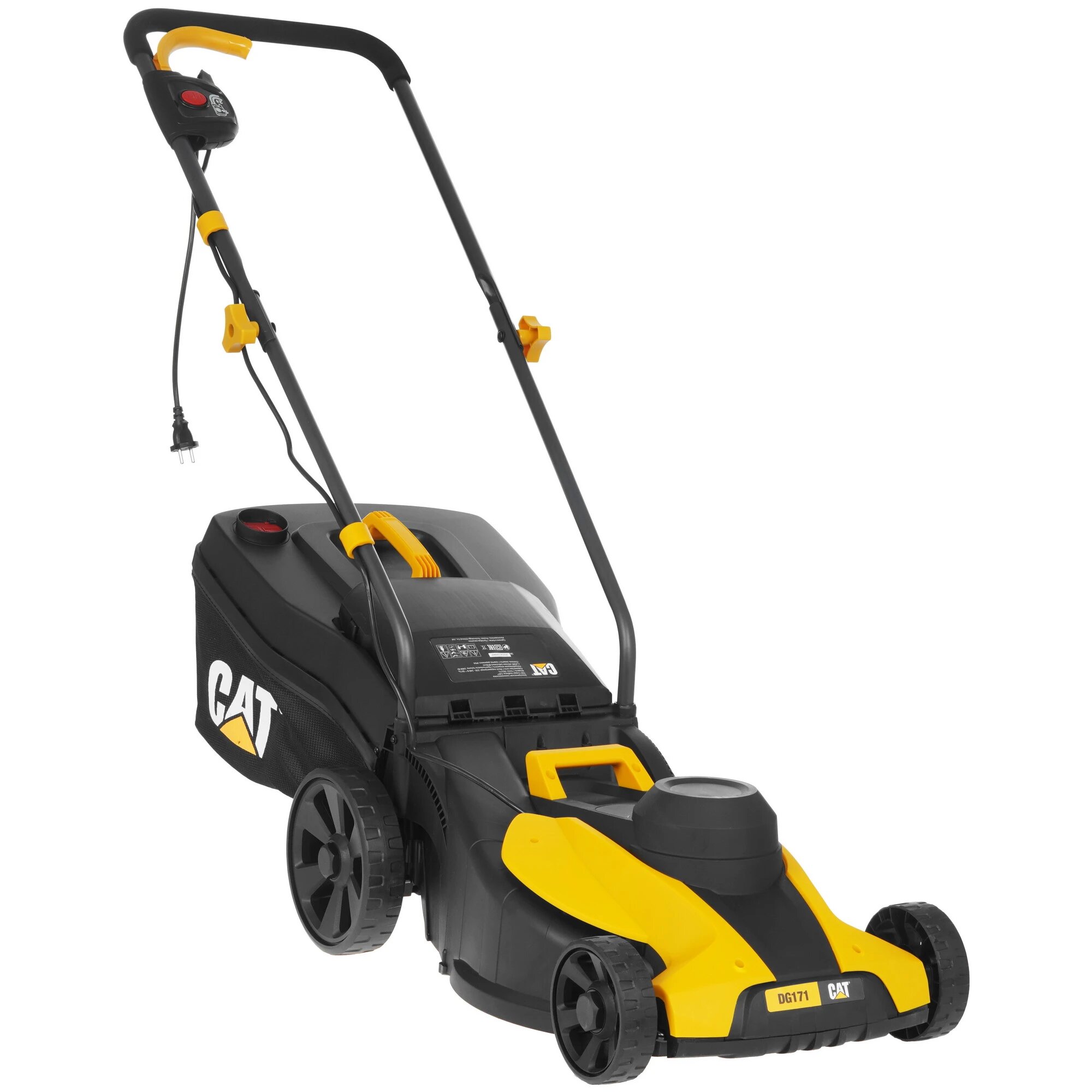 Газонокосилка электрическая CAT DG171, 36 см, 40л, ширина скашивания 36см