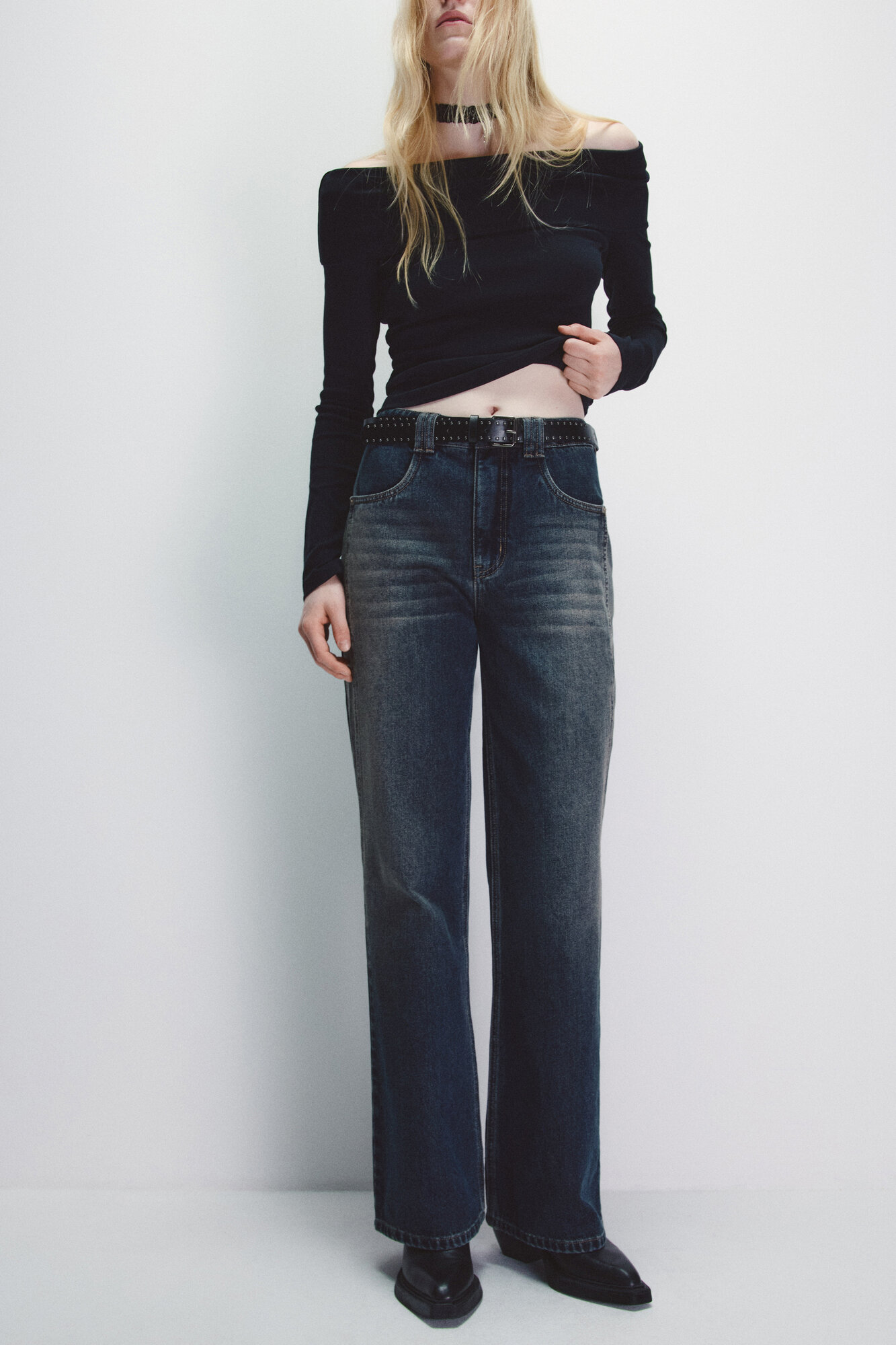 Джинсы клеш Women Rock 