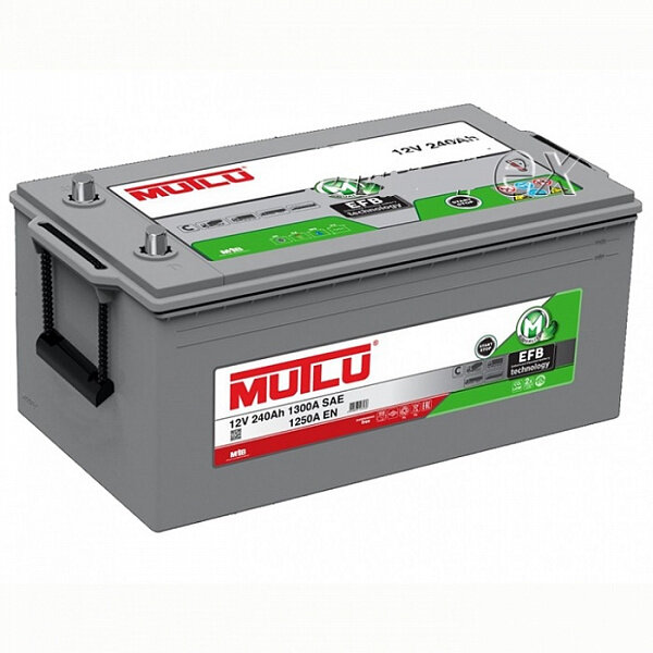 Аккумулятор Mutlu EFB 6СТ-240 оп. 518x291x215