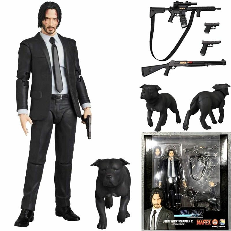 Фигурка джон уик с собакой джон уик: глава 2 / John Wick with Dog 16 см 1