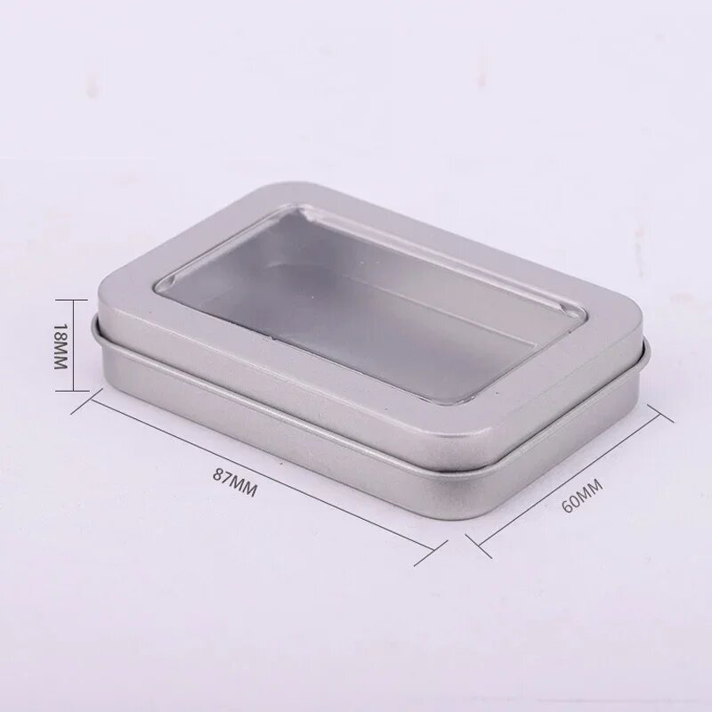 Жестяные коробочки для мелочей, All-window-Silver