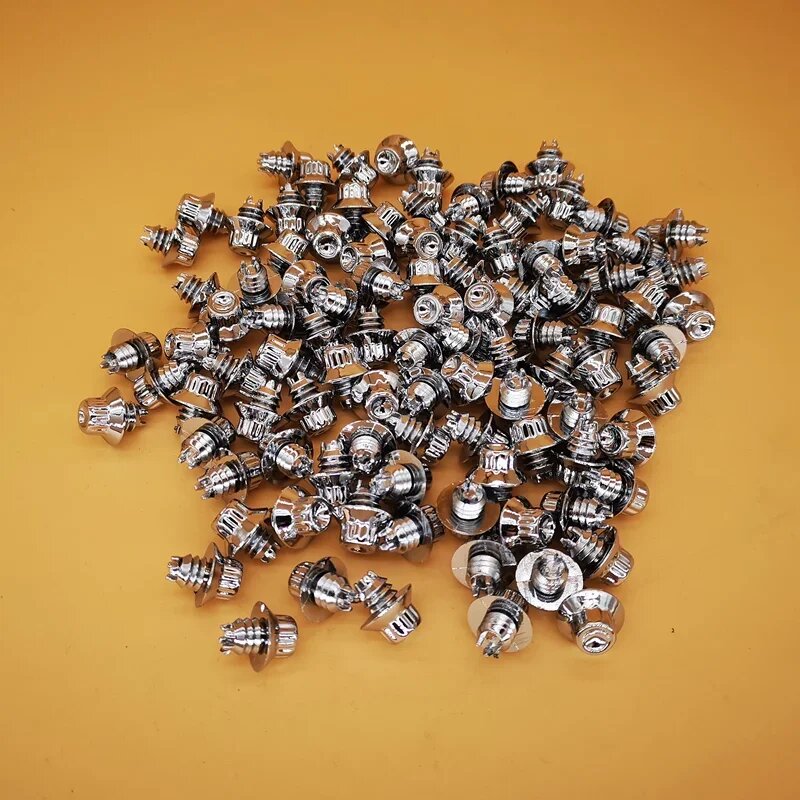 100 или 300 шт. колпачок на колеса, универсальные колесные заклепки, гайки, колесные диски, шпильки из сплава, пластиковый колпачок 6,9 мм, SILVER 100PCS