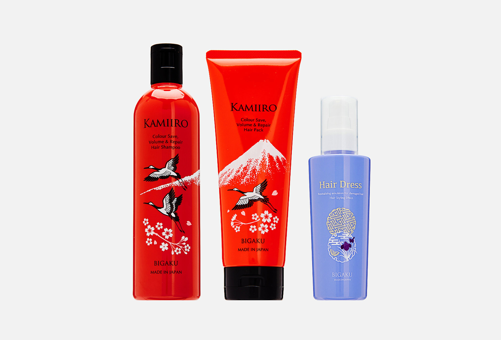 Набор для ухода за волосами BIGAKU Kamiiro Colour Save Volume&Repair
