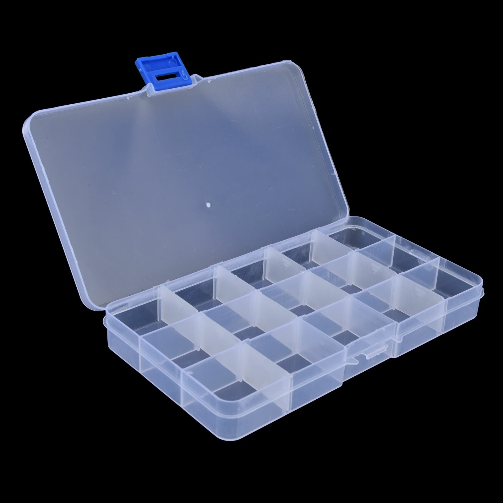 Коробка-органайзер, пластиковый материал, коробка для хранения ювелирных изделий, бусы, серьги, ожерелья, рыболовные крючки, небольшие электронные детали