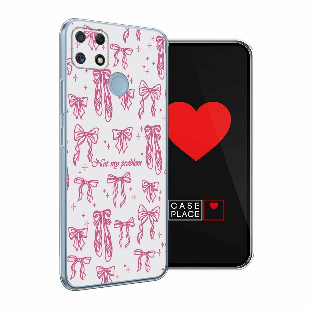 Чехол на Realme C25/C25s / Реалми С25/C25s с принтом "Not my problem 1" — фото 1