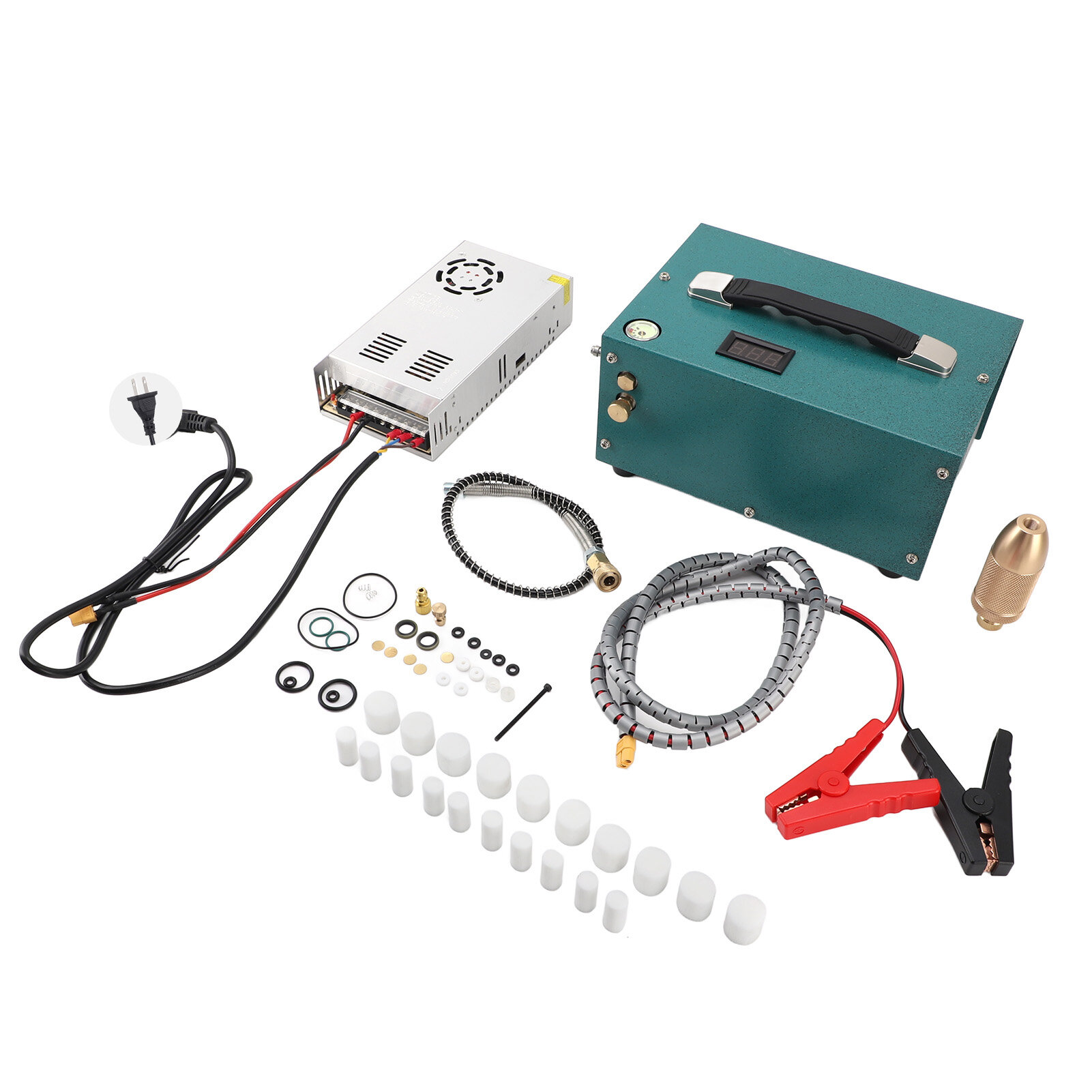 Компрессор PCP 4500 PSI, 12 В, с вентилятором и трансформатором