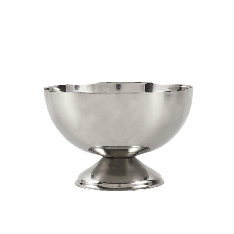 Бокал для вина из нержавеющей стали, чашка для салата, чашка для мороженого, салатница, десертница, большая