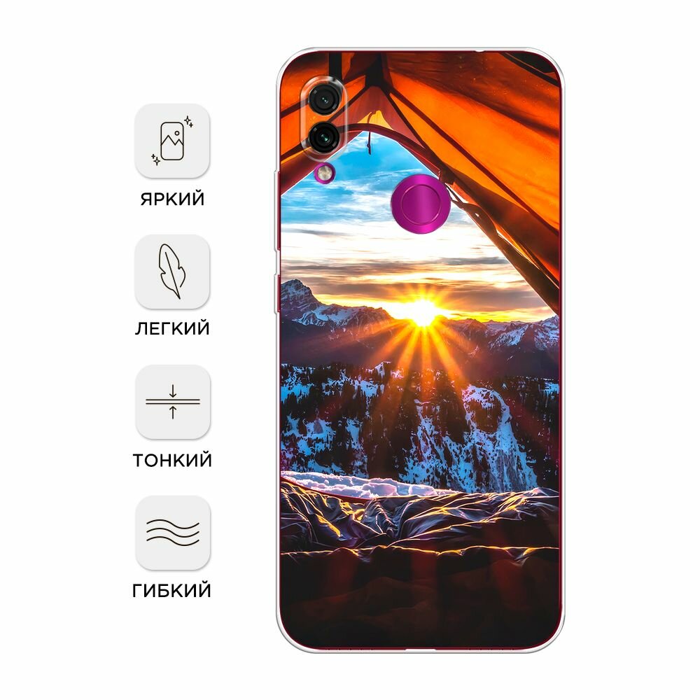 Чехол на Xiaomi Redmi Note 7 / Сяоми Редми Нот 7 с принтом "Горы 7" — фото 1