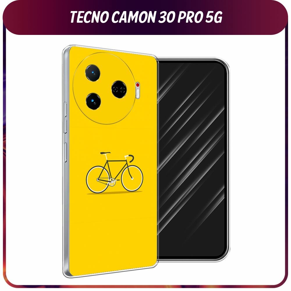 Чехол на Tecno Camon 30 Pro 5G / Текно Камон 30 Про 5G с принтом "Хобби велосипед 1"