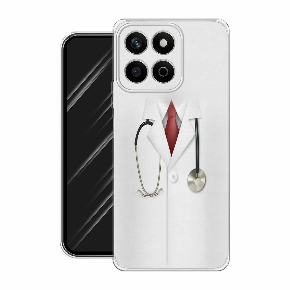Силиконовый чехол на Honor X7c / Хонор X7c с принтом "Халат врача" — фото 1