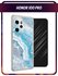 Чехол на Honor 100 Pro / Хонор 100 Про с принтом "Нежно-голубой мрамор"