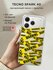 Чехол на Tecno Spark 40 / Текно Спарк 40 с принтом "Warning!", прозрачный