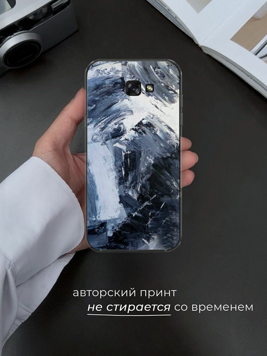 Чехол на Samsung Galaxy A7 2017 / Самсунг Галакси А7 2017 с принтом "Абстракция живопись" — фото 1