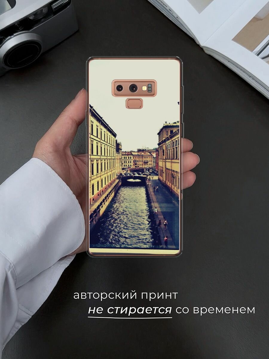 Чехол на Samsung Galaxy Note 9 / Самсунг Галакси Нот 9 с принтом "Санкт-Петербург" — фото 1