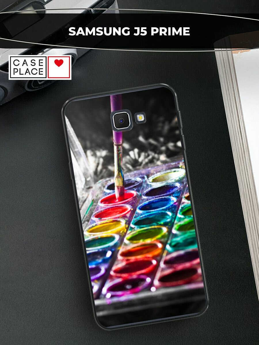 Чехол на Samsung Galaxy J5 Prime 2016 / Самсунг Галакси Джей 5 Прайм 2016 с принтом "Палитра красок"