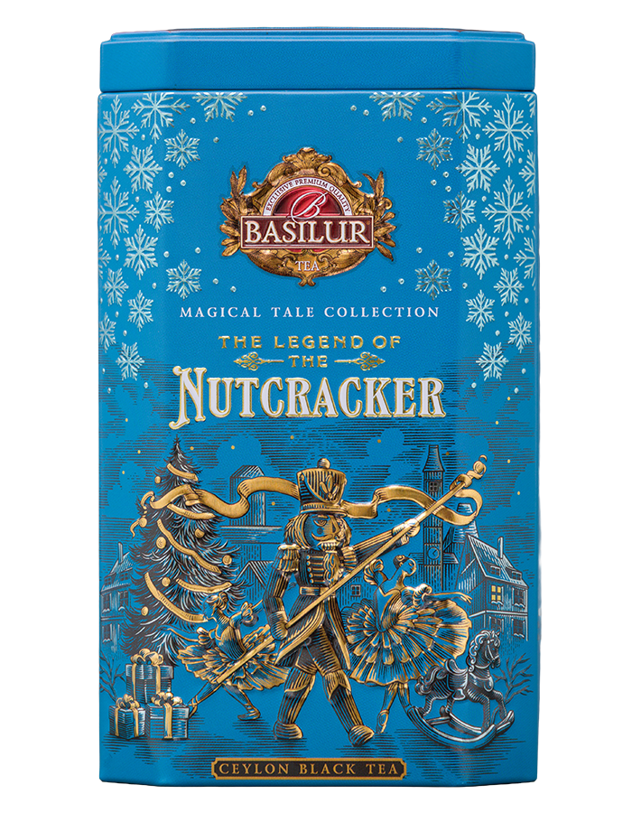 Чай Basilur "Новогодняя Легенда о Щелкунчике", черный, в жестяной упаковке, 75 г