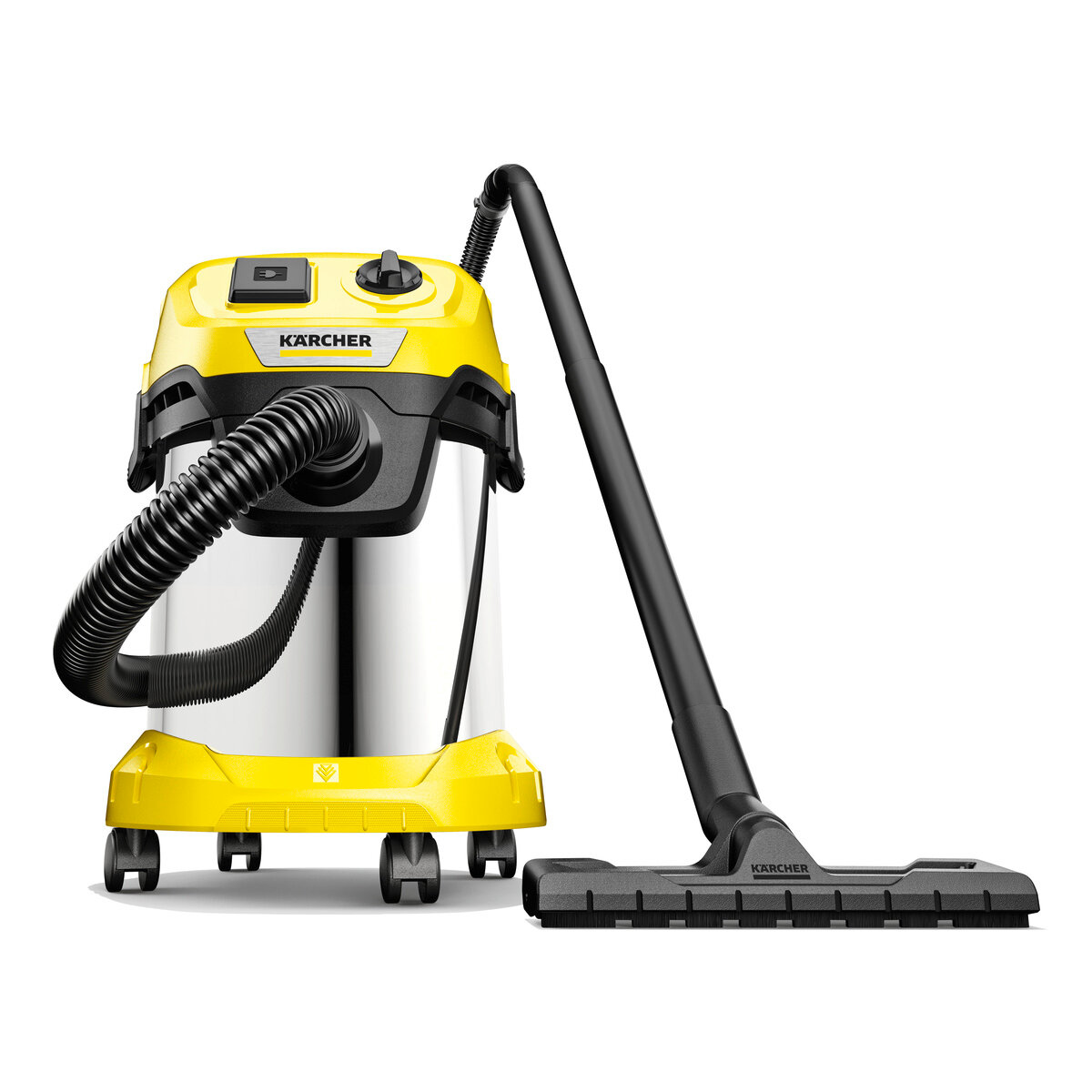 Пылесос Karcher WD 3 P S V-17/4/20 1.628-190.0, строительный, сухая и влажная уборка, мощность 1000Вт