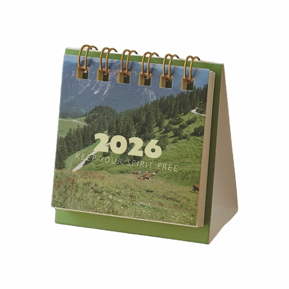 Мини-календарь для рабочего стола на 2026 год