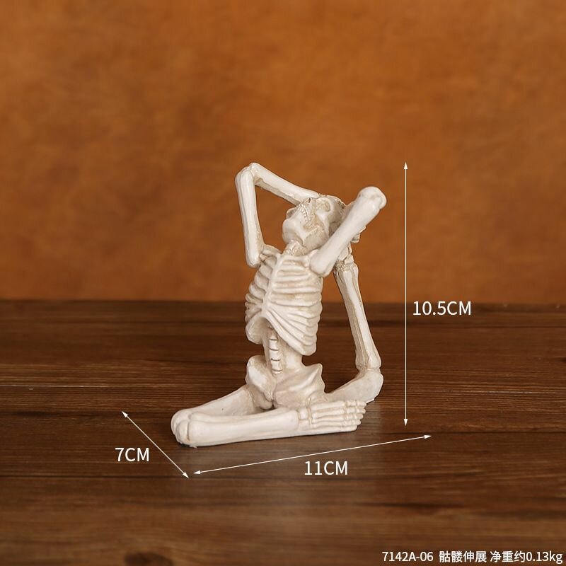 Декоративный череп на Хэллоуин настольная фигурка для интерьера