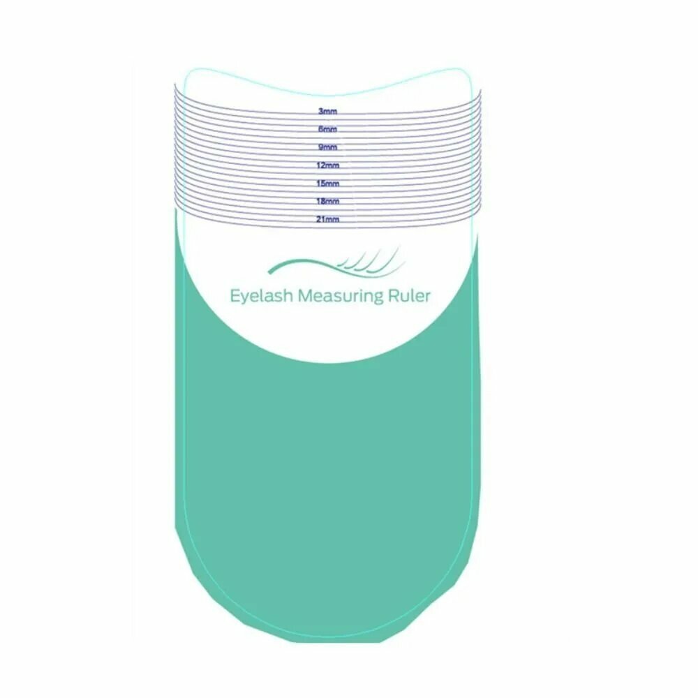 100Pcs Линейка для ресниц