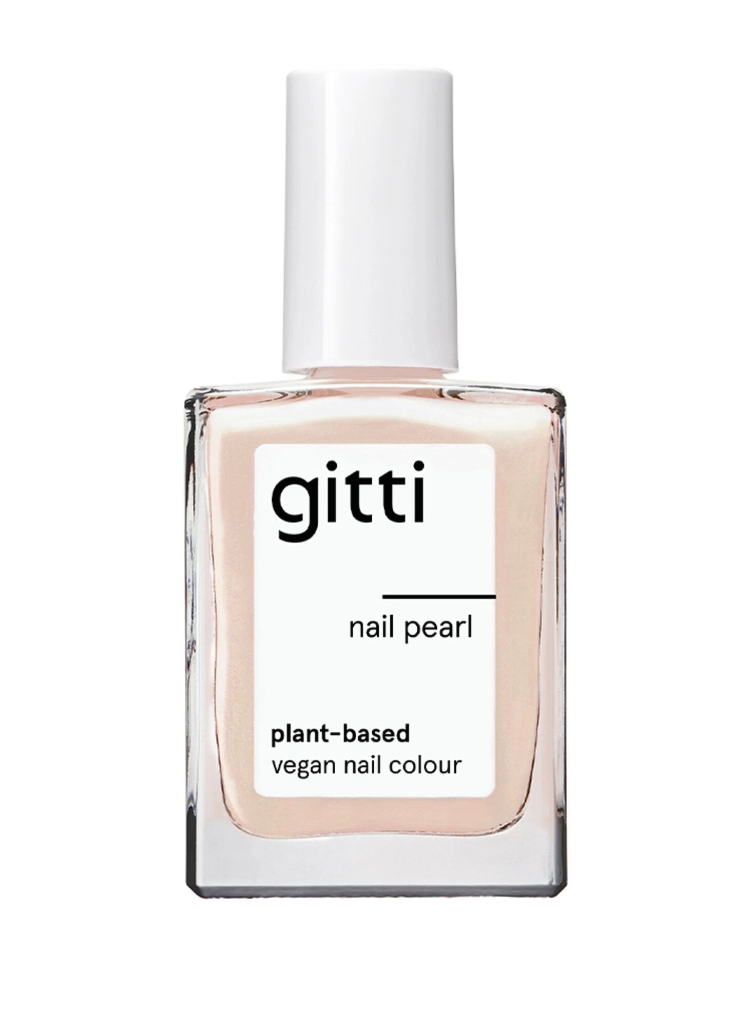 Gitti Веганский лак для ногтей PLANT-BASED VEGAN NAIL COLOUR, 15 мл цвет PEARL