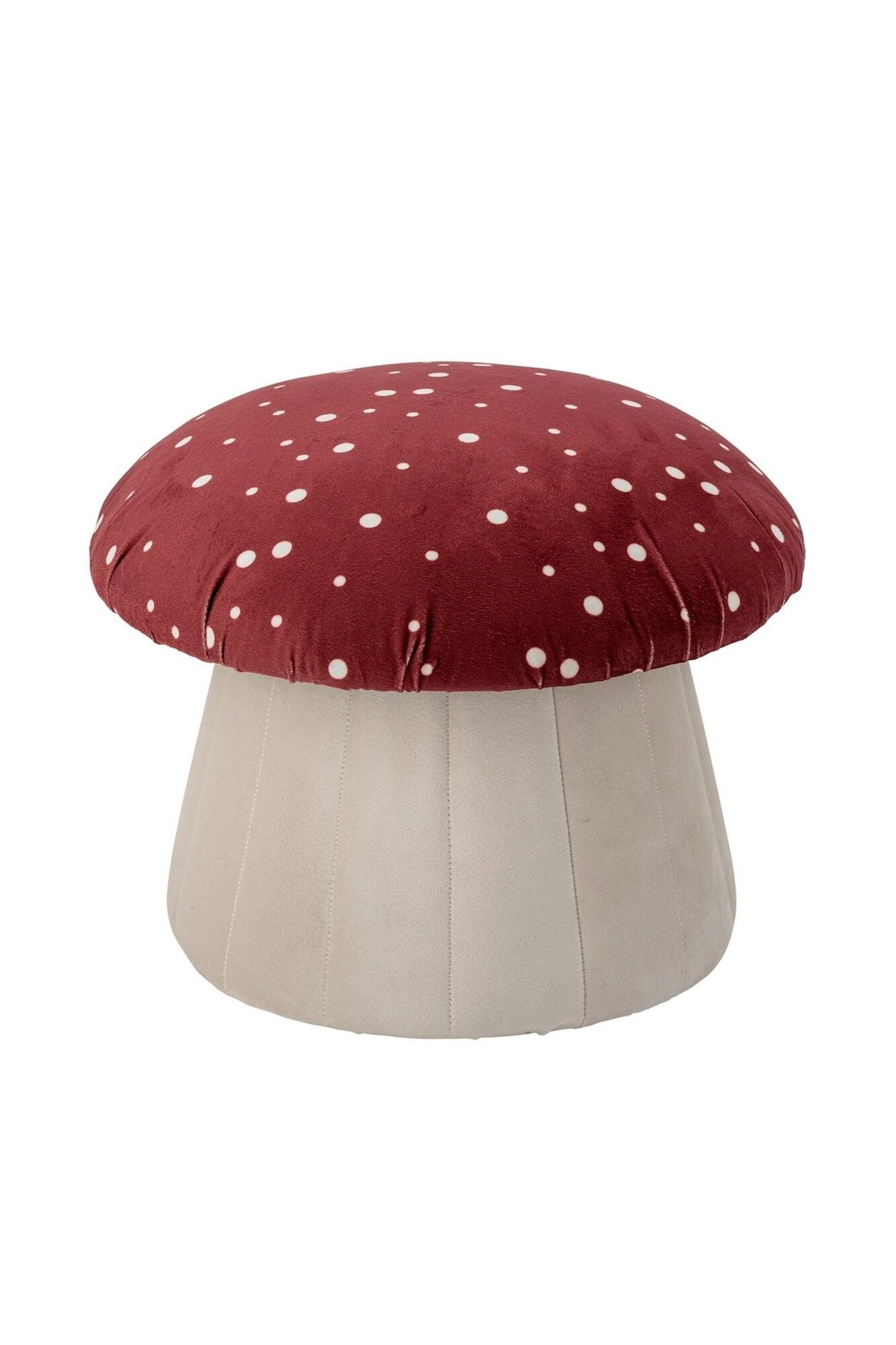 Пуф Bloomingville Lue MINI, полиэстер, размер 37x30 см, цвет красный