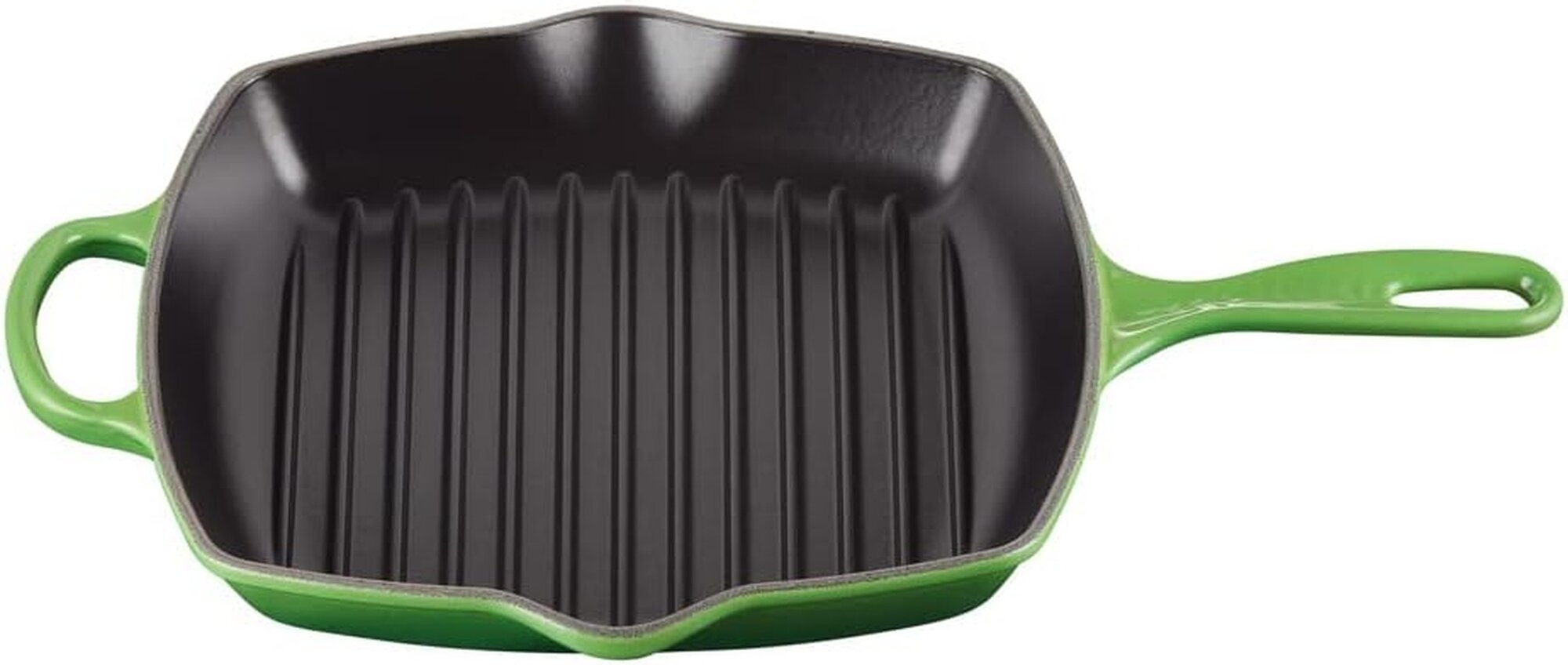 Чугунная сковорода-гриль Le Creuset Signature, квадратная, 26 см, цвет бамбук 20183264080422