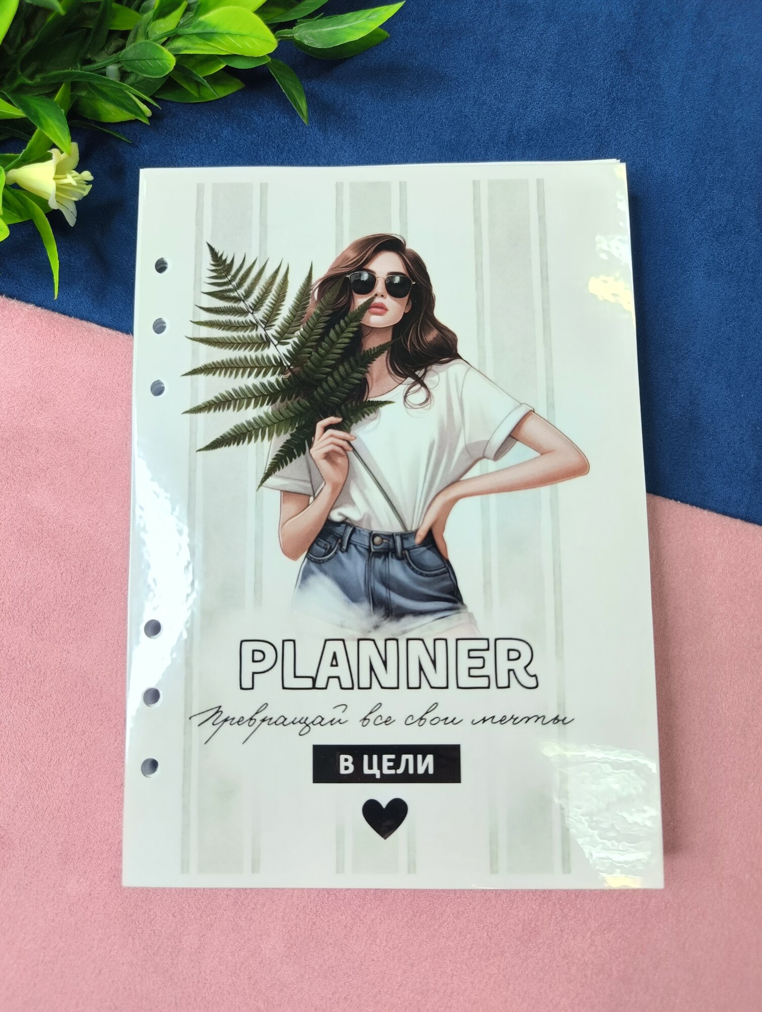 Сменный блок А5 Пандора, недатированный, на 6 колец, ламинированная обложка