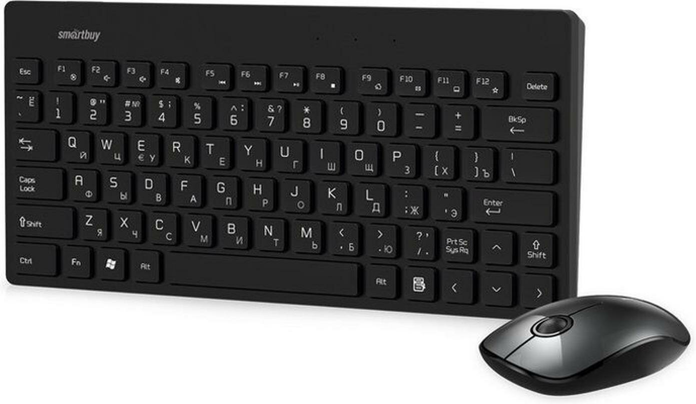 Беспроводной комплект клавиатура+мышь Smartbuy SBC-220349AG-BK Чёрная
