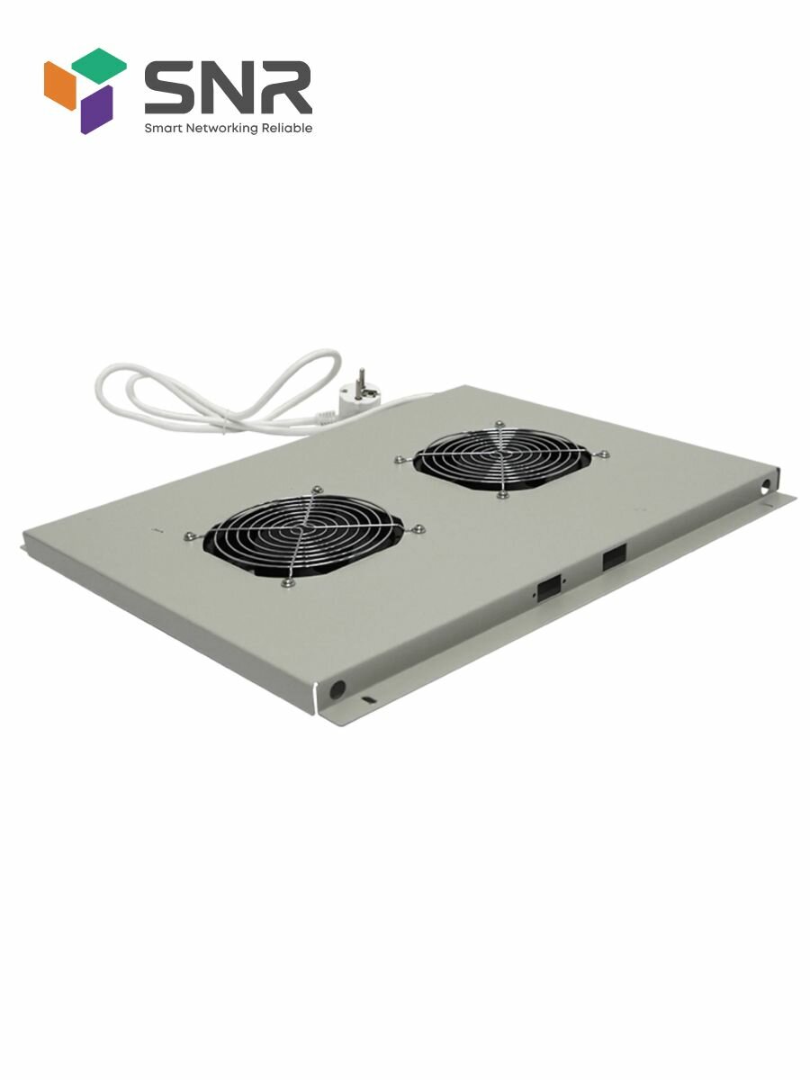 Блок вентиляторов для шкафов TFC глубиной 600мм, 2 вентилятора, серый